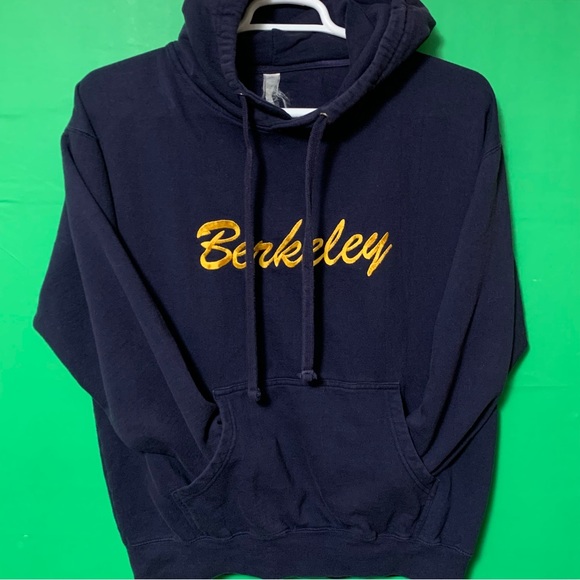 Shirts | Vintage 9s Cal Uc Berkeley Embroidered Hoodie | Poshmark